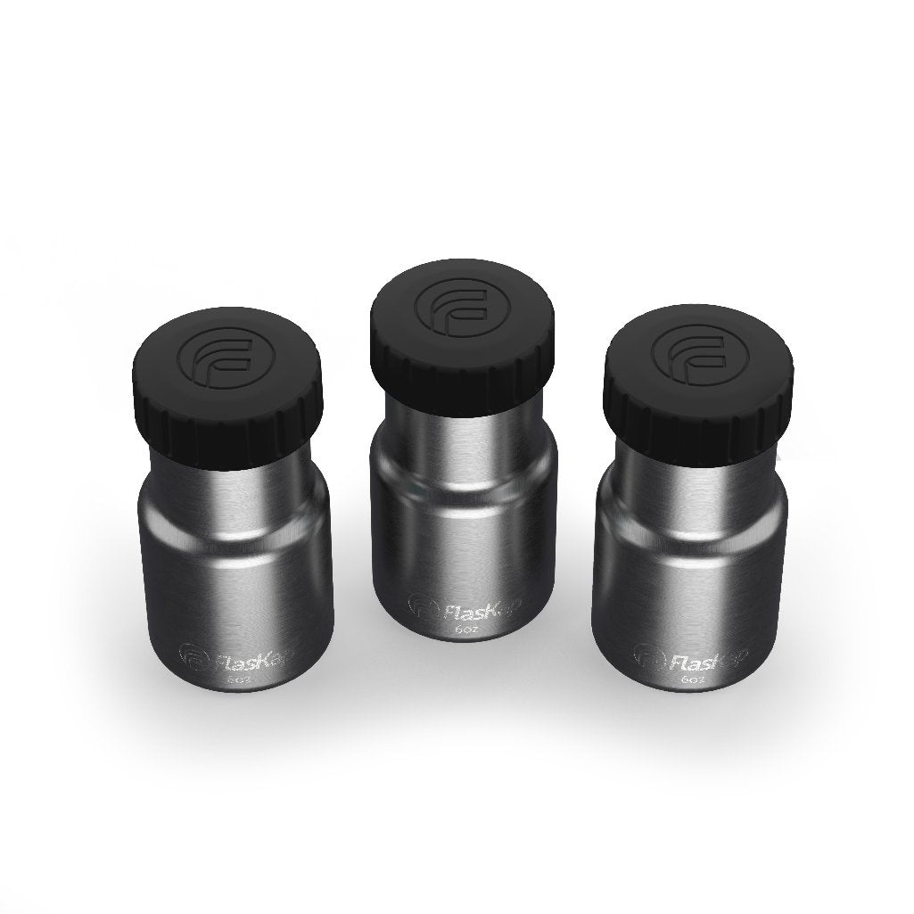 FreePour Extra Wells (3-Pack) - Stainless Steel – FlasKap